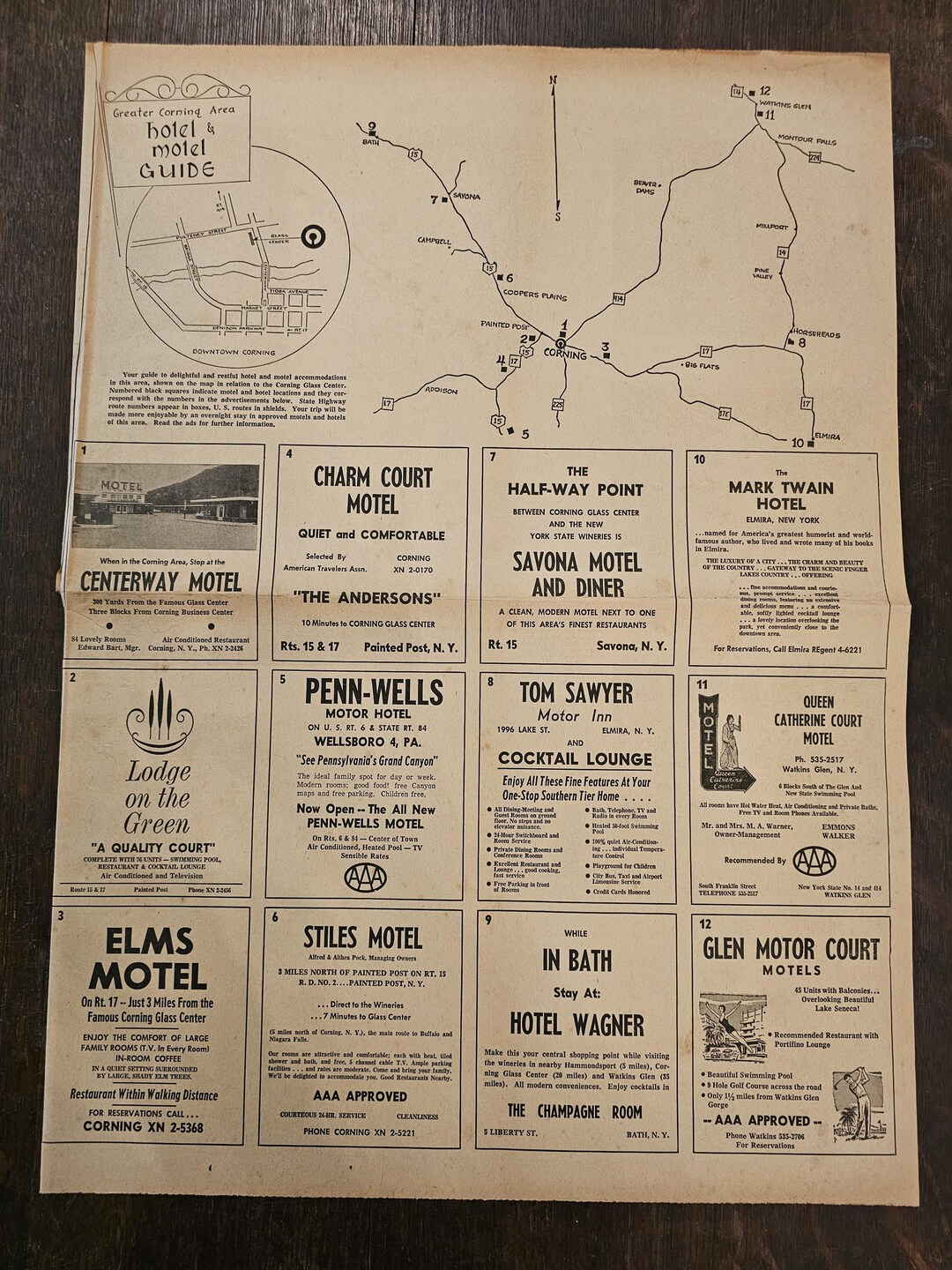 Vintage Newspaper Ephemera - Bundle of Early 1960s Newspaper Travel ...