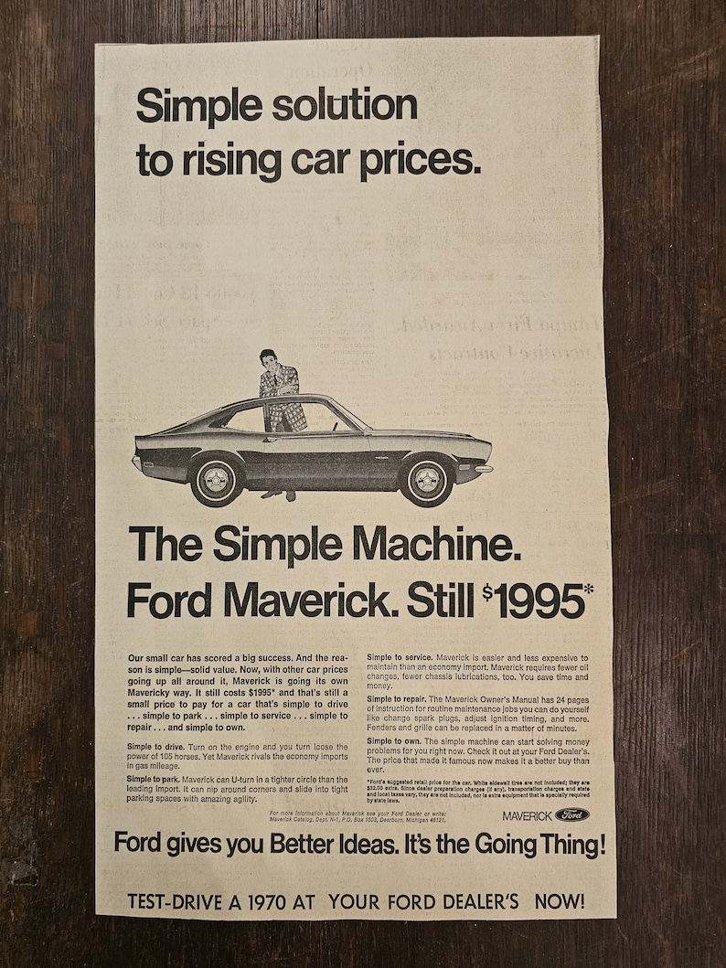 Vintage Newspaper Ephemera - Bundle of Early 1960s Newspaper Car ...