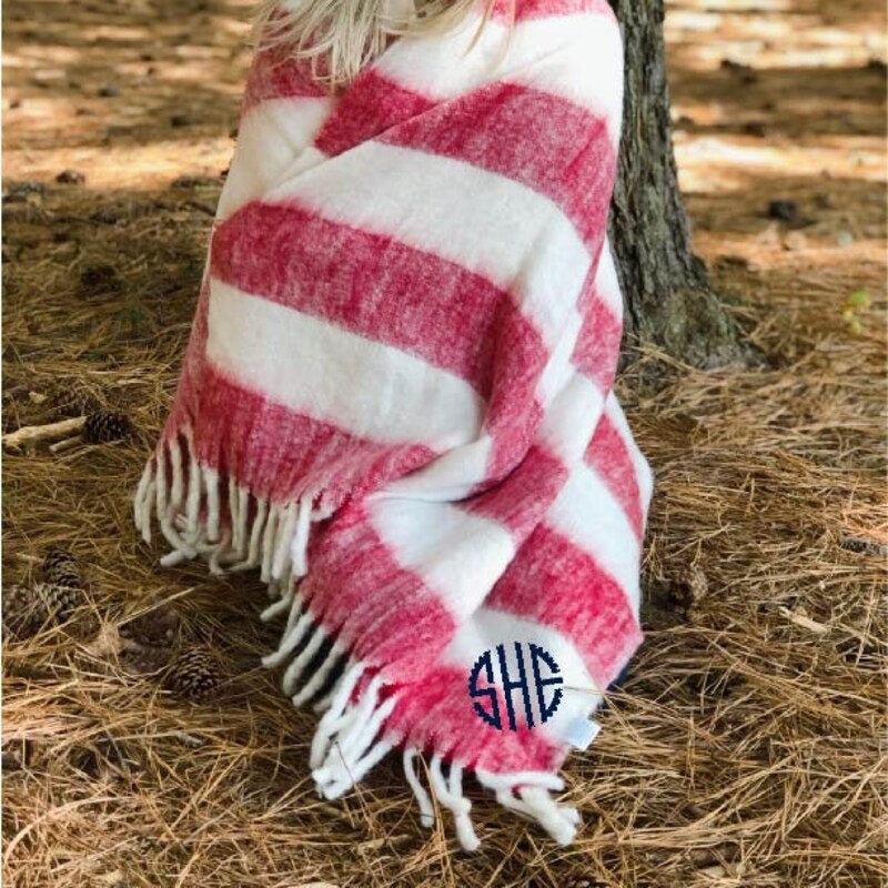 Monogrammed Blanket - Etsy
