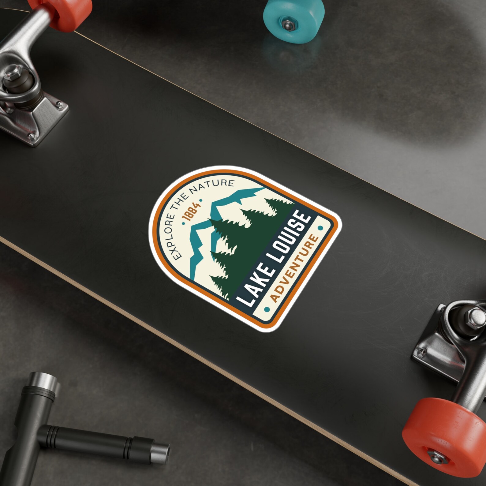 Vinyl Decals 4 Sizes | Lake Louise Alberta Adventure Explore the Nature ...