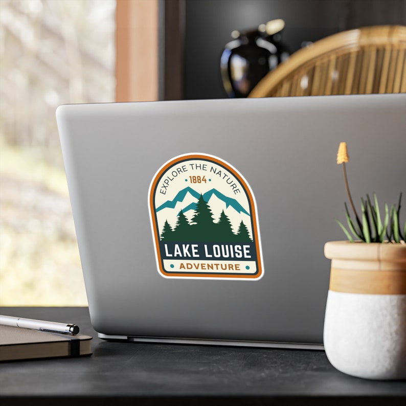 Vinyl Decals 4 Sizes | Lake Louise Alberta Adventure Explore the Nature ...