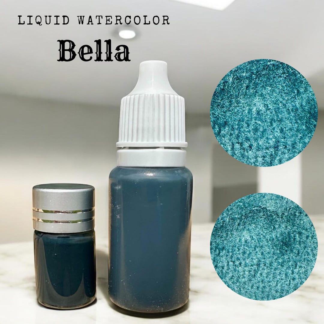 Bella | Liquid Watercolor | Matte Watercolors | Handmade Watercolors ...