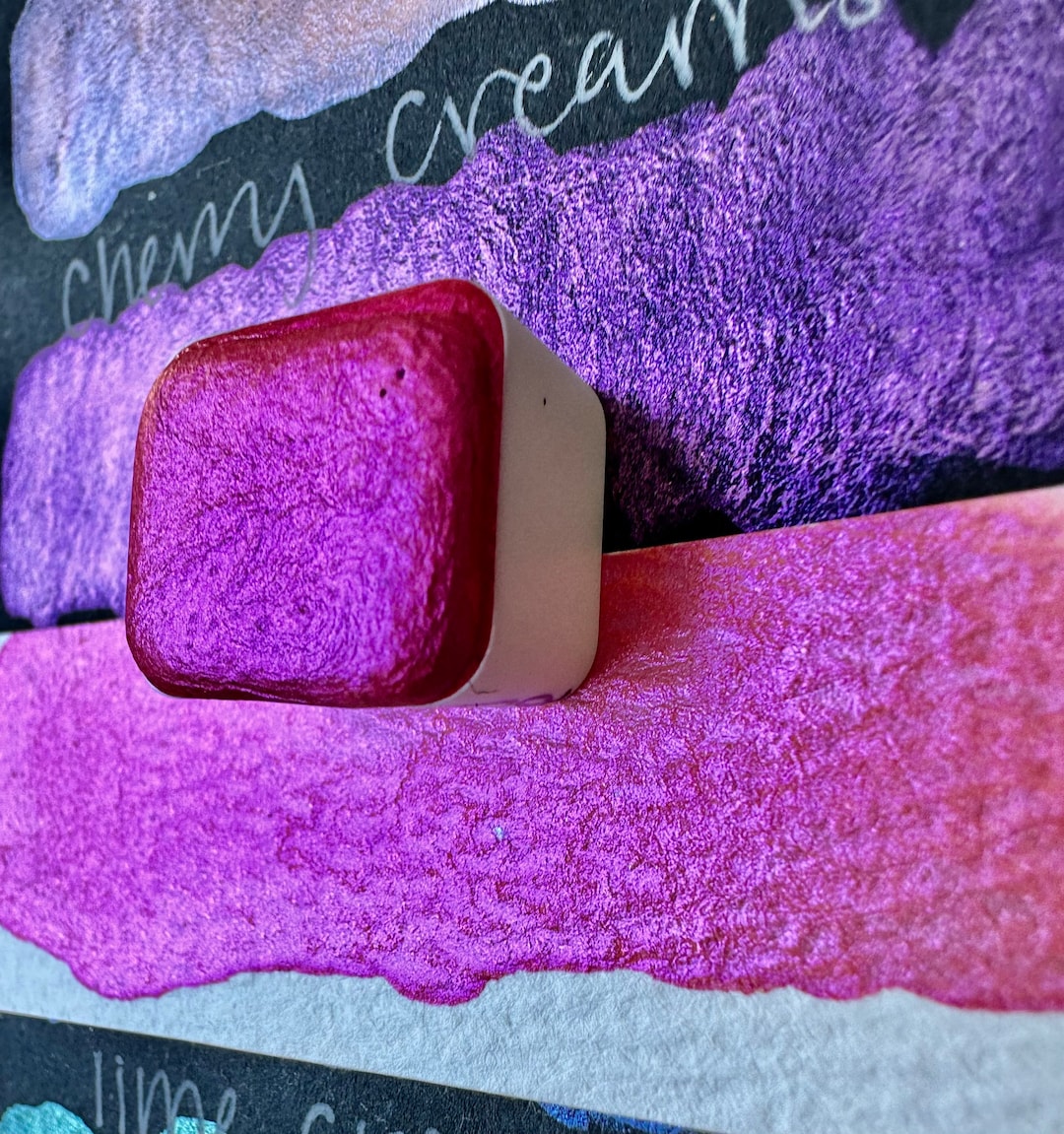 Cherry Creamsicle | Handmade Watercolors | Handmade Paint | Watercolors ...