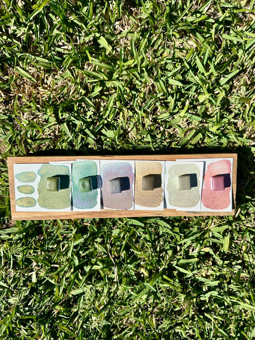 Muted Florals Set - Shimmer and Matte Blended Colors | Handmade ...