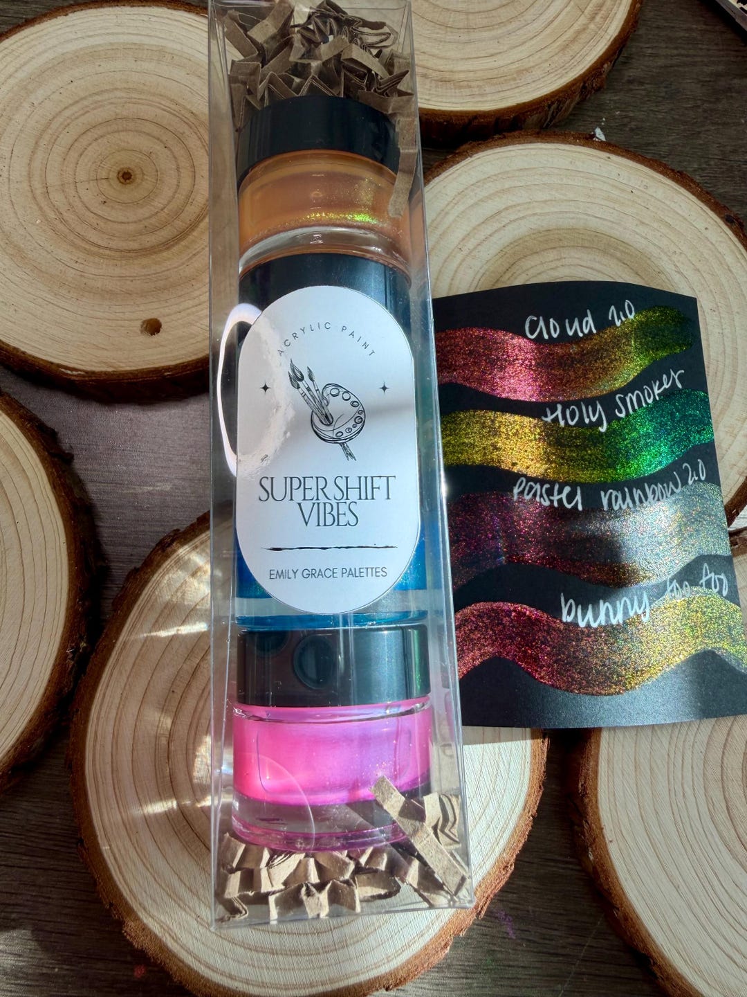 Super Shift | 5 Gram Stocking Stuffer Set | Handmade Acrylic Paint ...