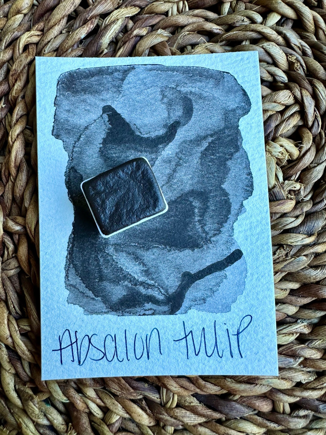 Absalon Tulip Granulation Handmade Watercolors Paint Watercolors ...