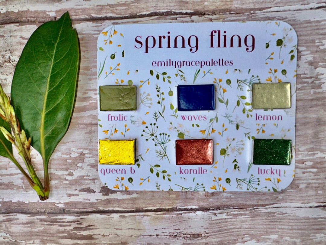 Sample Cards Handmade Watercolors Handmade Paint Shimmer Paint ...