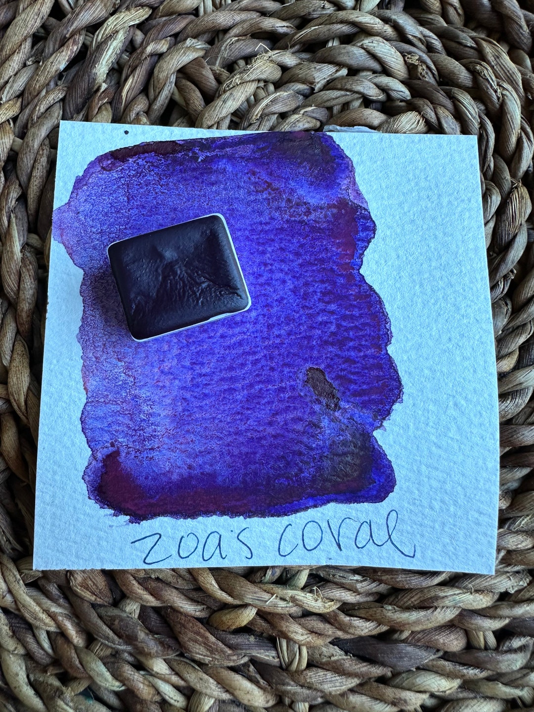 Zoas Coral | Granulation | Handmade Watercolors | Paint | Watercolors ...