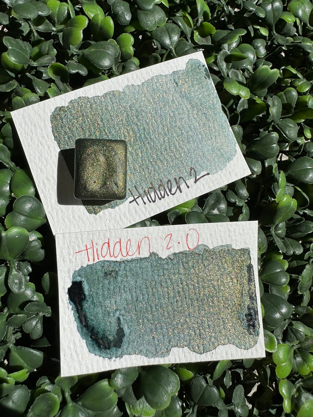 Hidden 2 | Shimmer Matte | Handmade Watercolors | Vibrant Watercolor ...