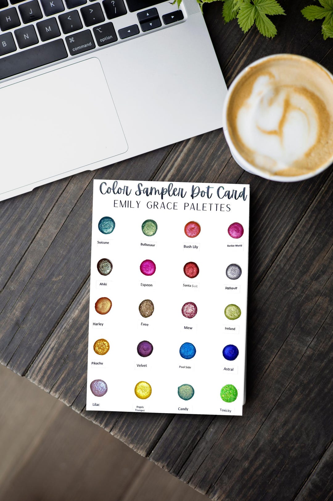 The Watercolor Sampler Dot Card (#3) | Handmade Watercolors | Handmade ...