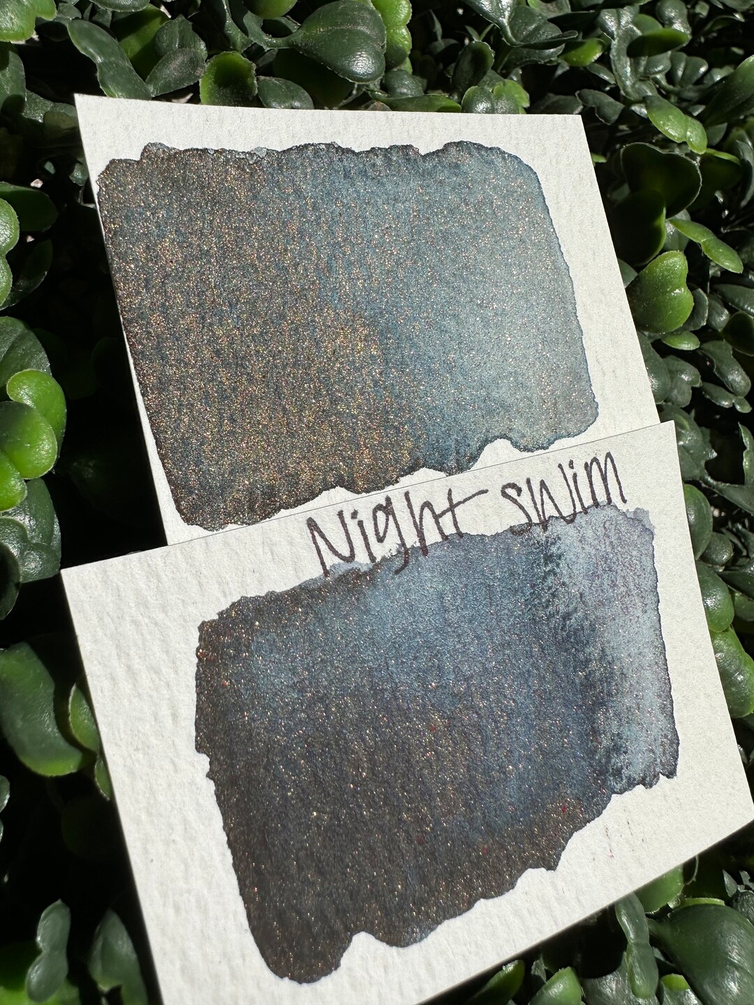 Night Swim Shimmer Matte Handmade Watercolors Vibrant Watercolor ...