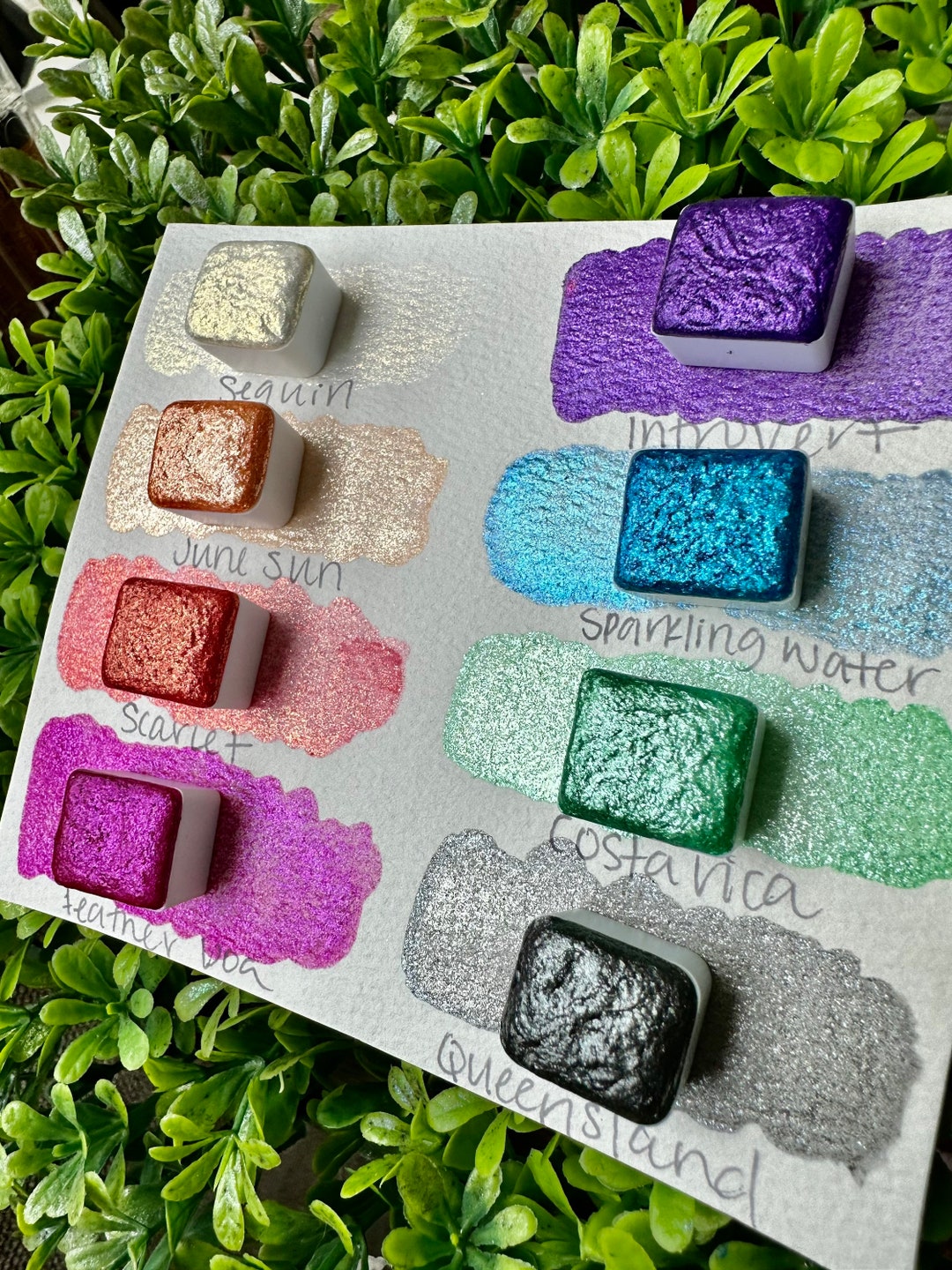 Sparkle Set | Handmade Watercolors | Handmade Paint | Watercolors ...