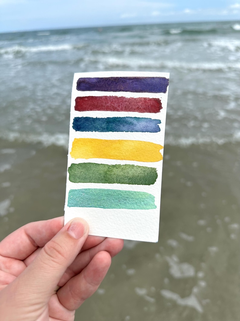 Opal & Mint HALF PAN Collab | Handmade Watercolors | Handmade Paint ...