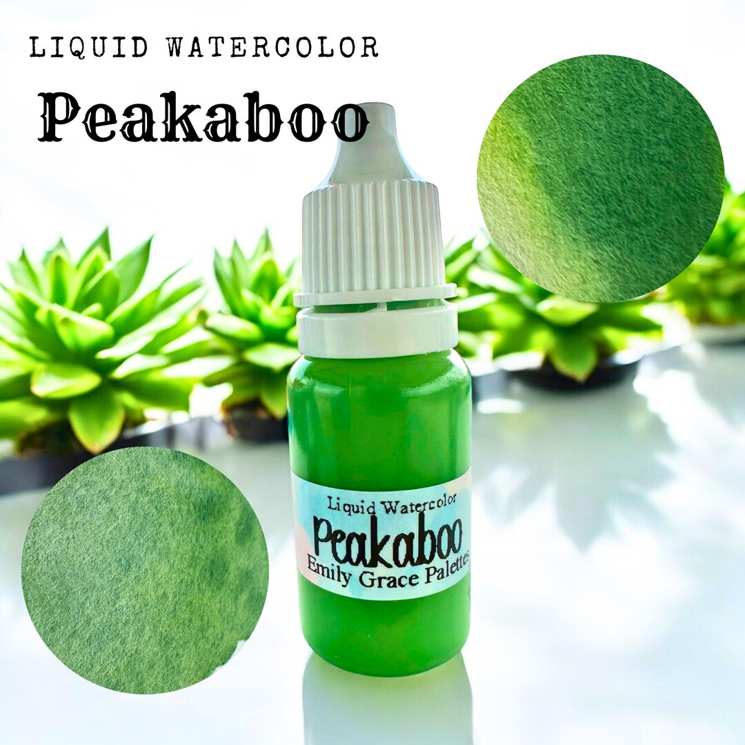 Peakaboo | Liquid Watercolor | Matte Watercolors | Handmade Watercolors ...