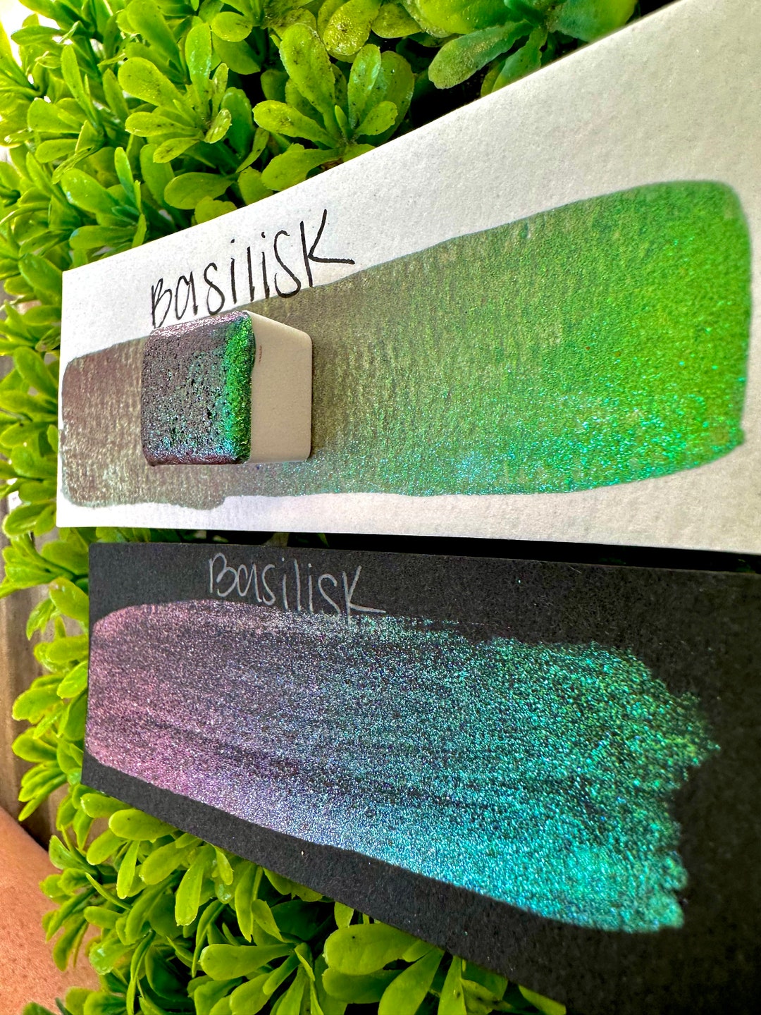 Basilisk | Colorshift | Chameleon, Handmade Watercolor, Watercolors ...