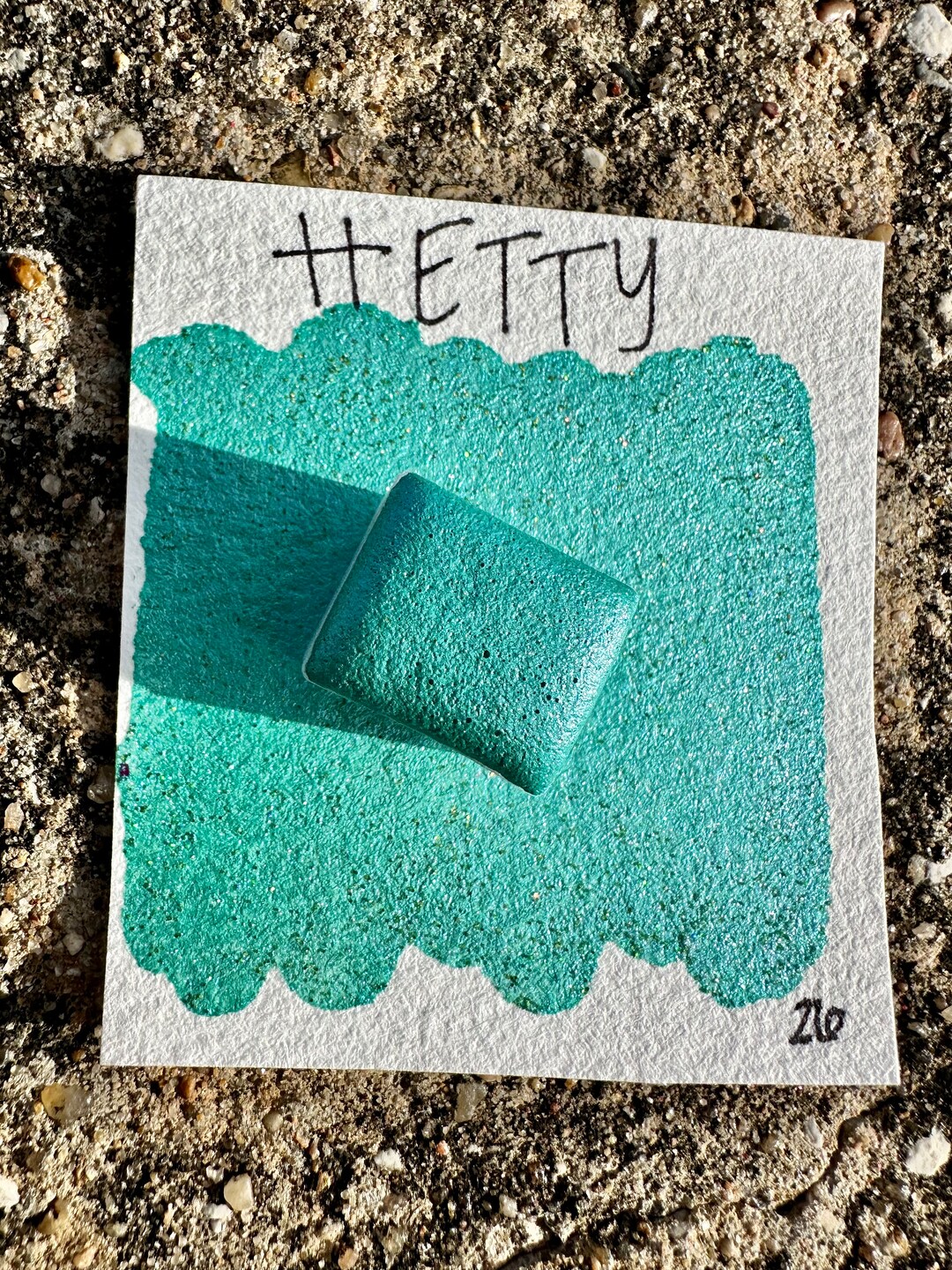 Hetty | Ghosts - Reflective Glitter | Handmade Watercolors | Handmade ...