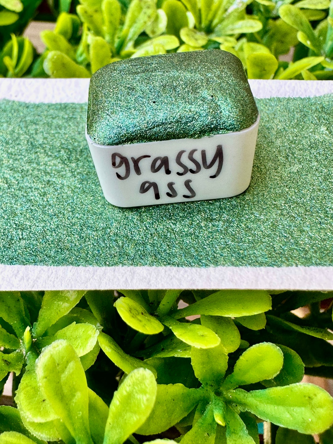 Grassy Ass Chrome Chrome Watercolor Handmade Watercolors Handmade Paint ...