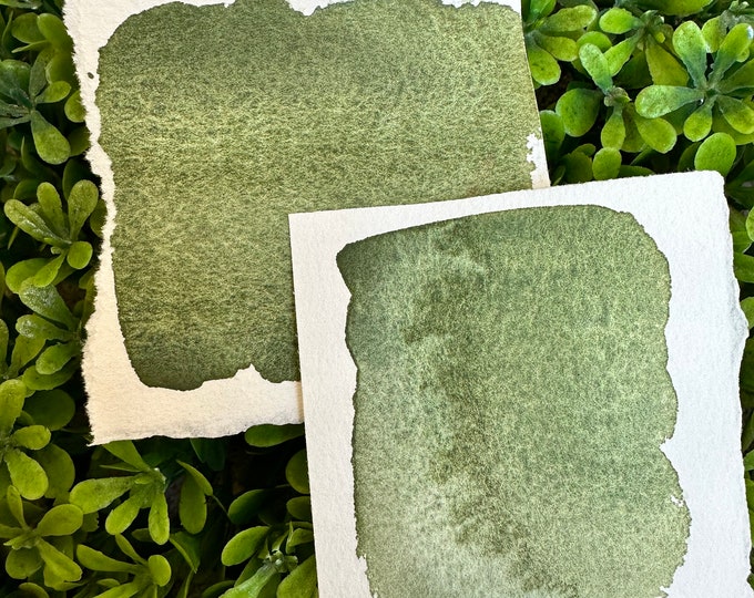 Bushy | Granulation | Handmade Watercolors | Handmade Paint ...