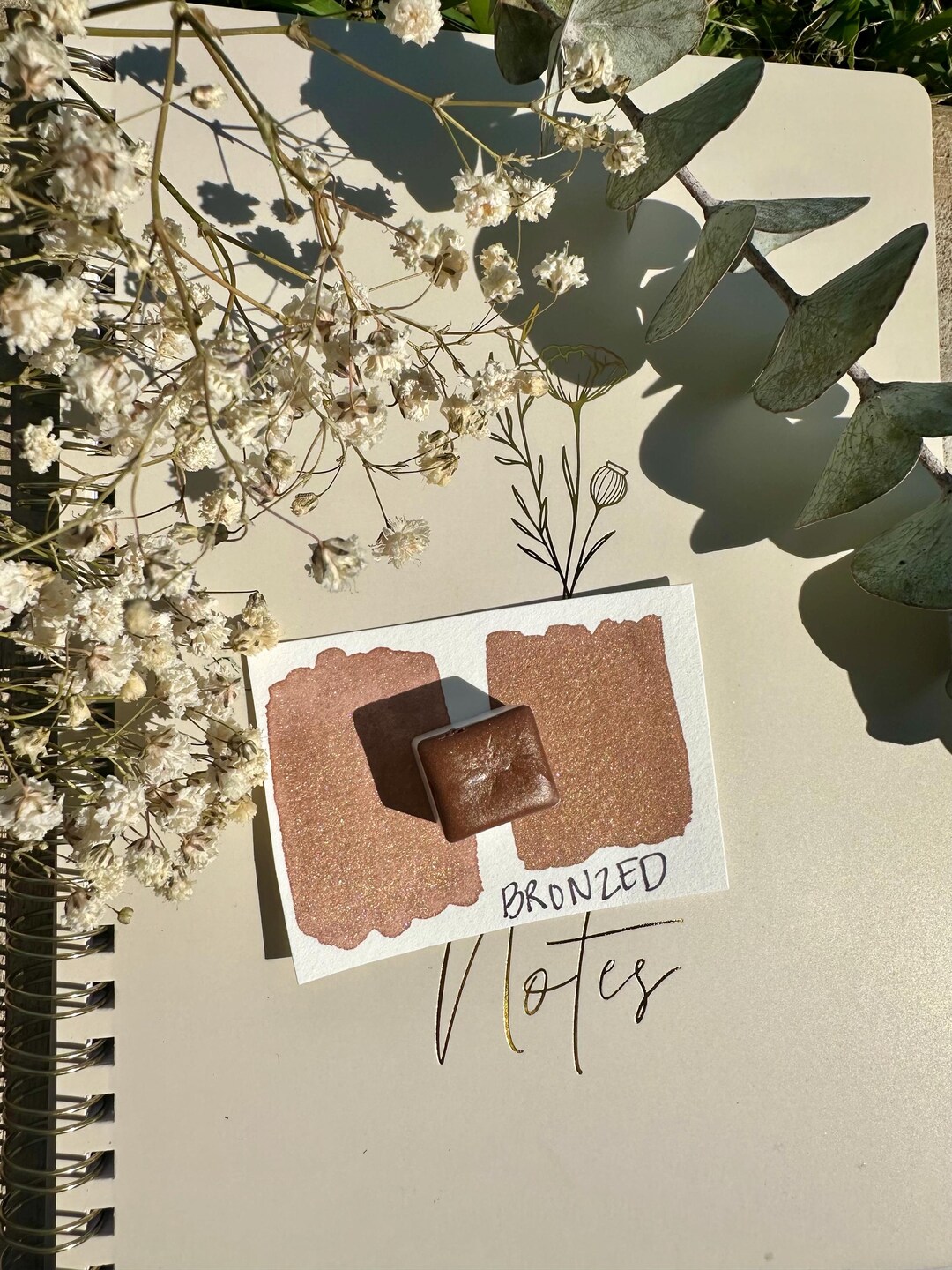 Bronzed | Shimmer Matte | Handmade Watercolors | Vibrant Watercolor ...