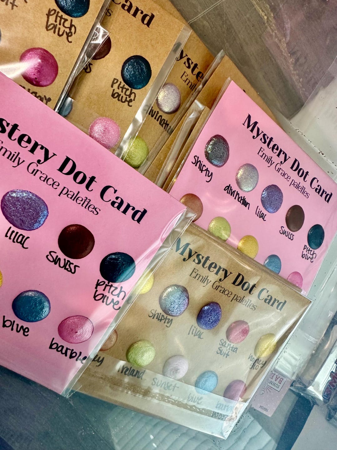 The MYSTERY “grab Bag” Dot Card | CARDS VARY | Handmade Watercolors ...