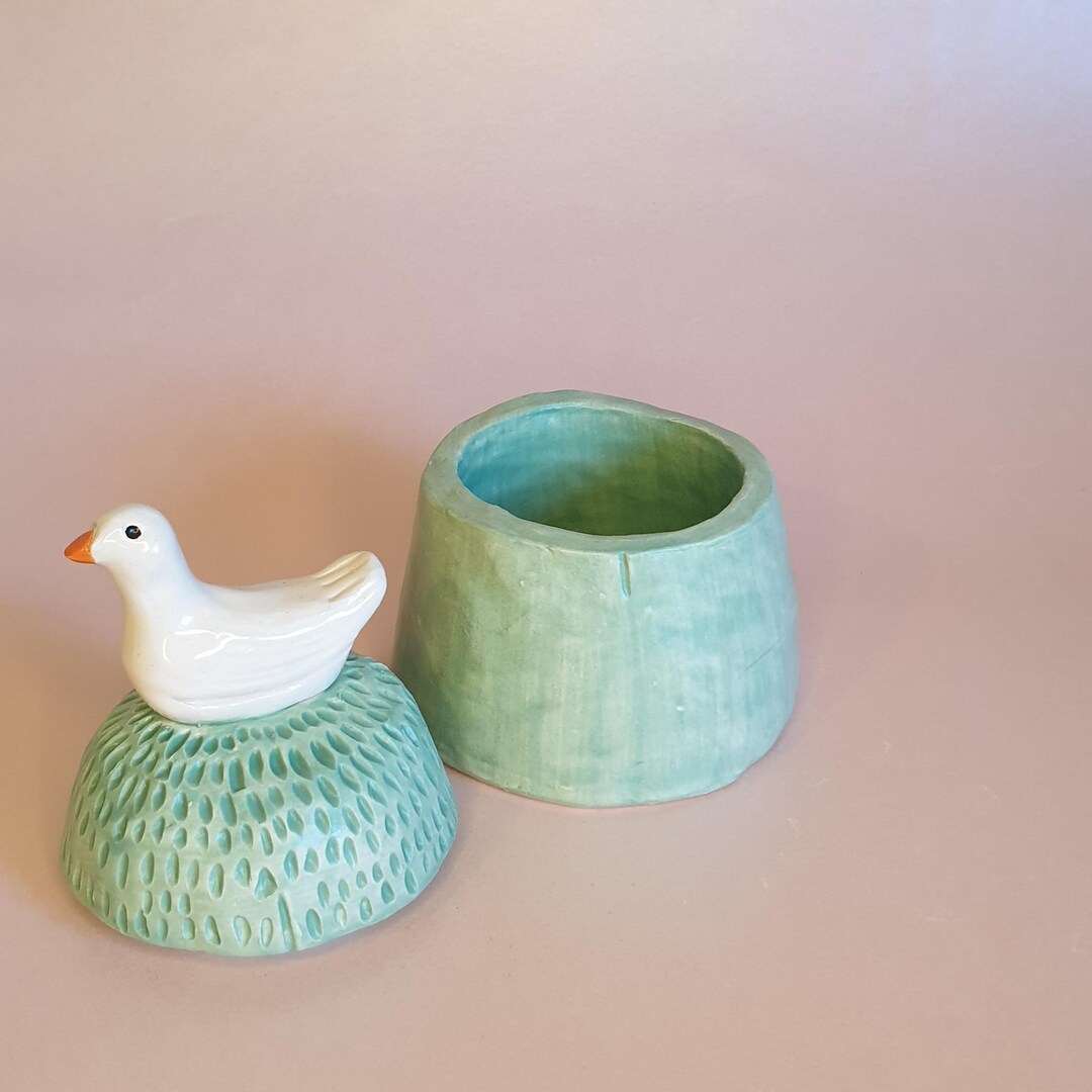 Ceramic Jewelry Box, Handmade Ceramic Box, Decorative Box, Ceramic Box ...