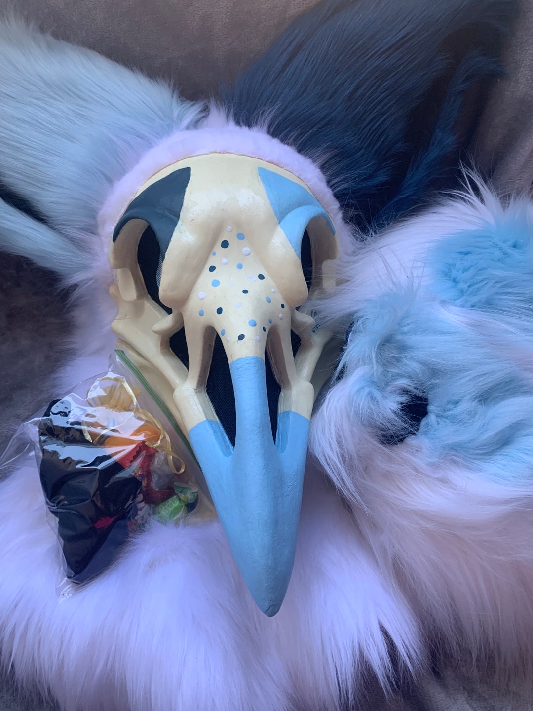 Skull Crow Fursuit Partial - Etsy