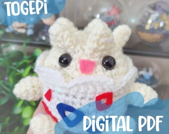 Togepi Plush Pattern - Etsy