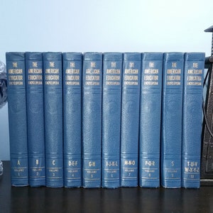 The American Educator Encyclopedia Complete Set Vintage 1957 Book ...