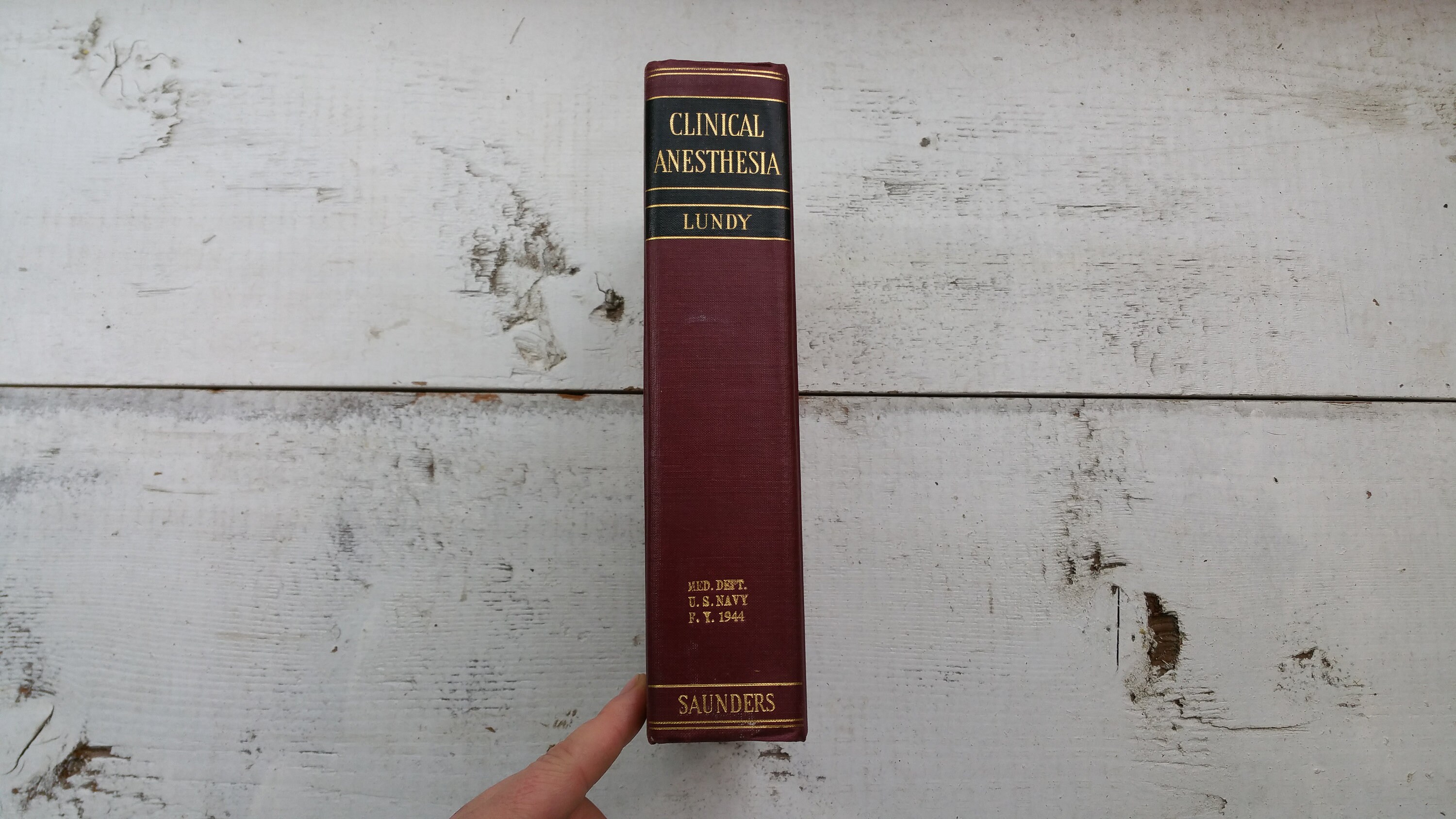 1942 Clinical Anesthesia John Silas Lundy Antique Doctor - Etsy