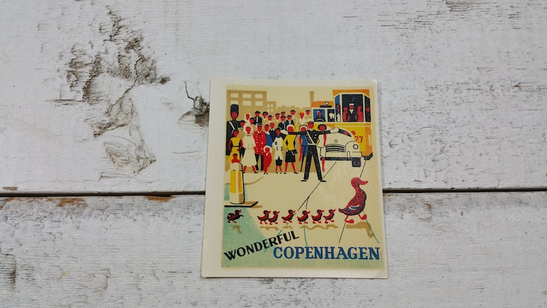 CHOICE Denmark Travel Brochure Maps Vintage Midcentury History - Etsy