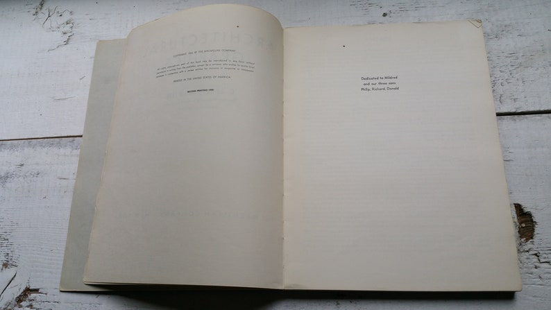 Architectural Graphics Vintage 1955 C. Leslie Martin Home Build Design ...