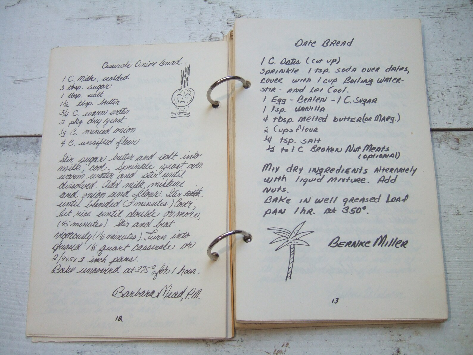 Vintage Copied Handwritten Recipes Cookbook Minnesota A | Etsy