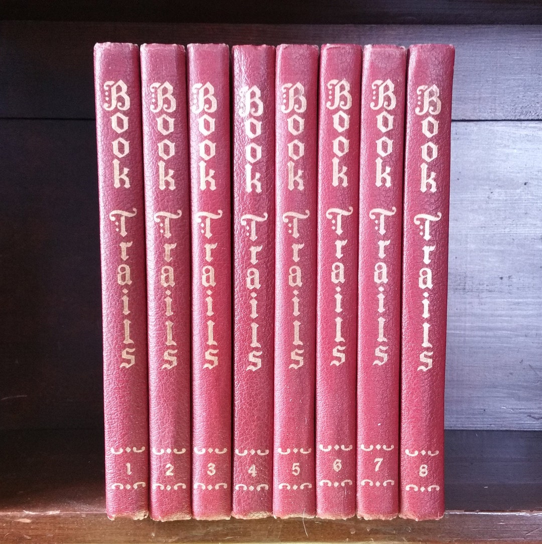 1946 Book Trails Complete Set Vintage Book Children Stories Novels ...