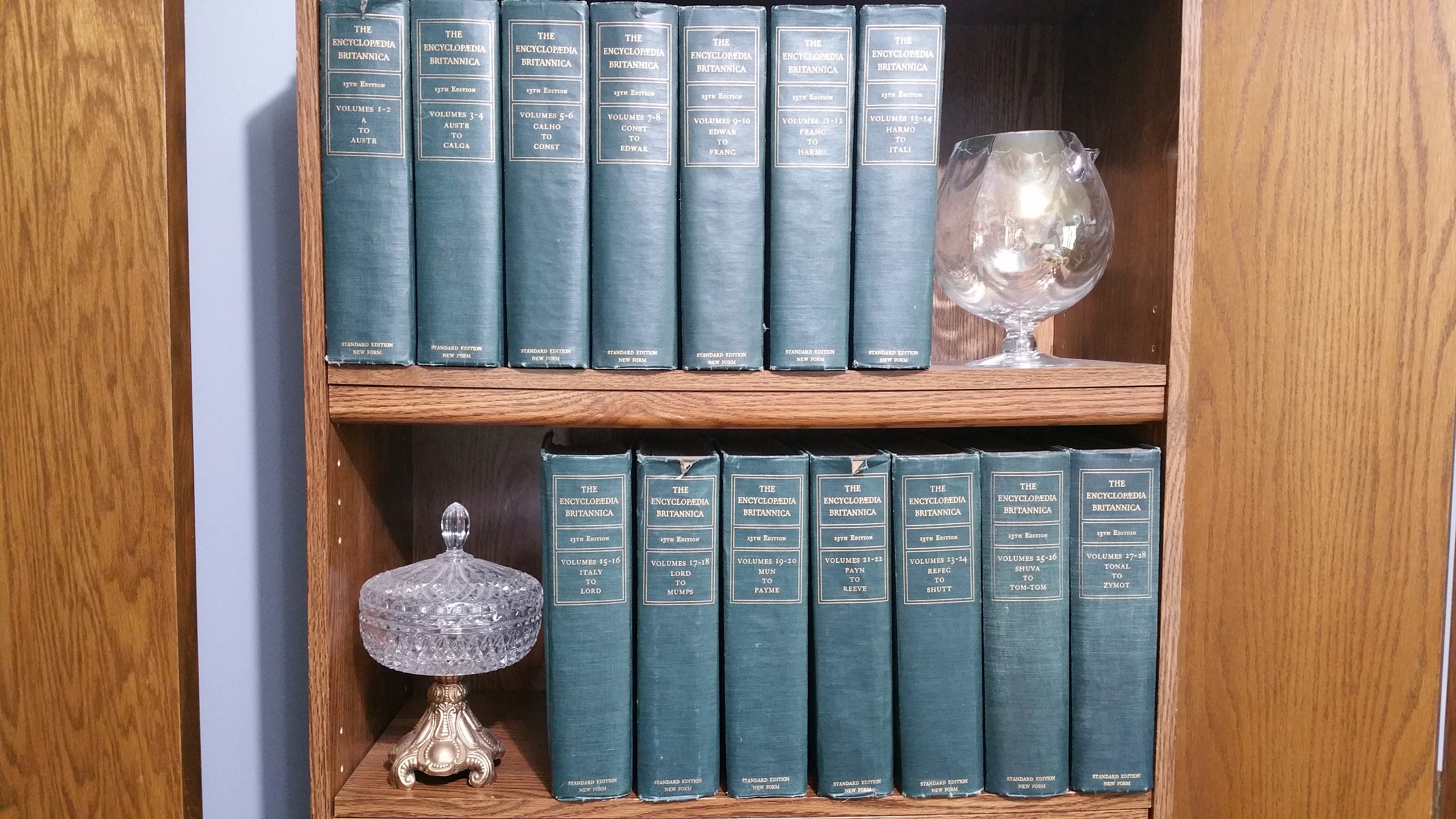 Complete 1926 Encyclopedia Britannica Set 13th Edition Vintage ...