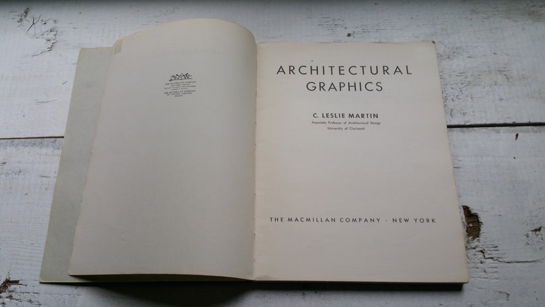 Architectural Graphics Vintage 1955 C. Leslie Martin Home Build Design ...
