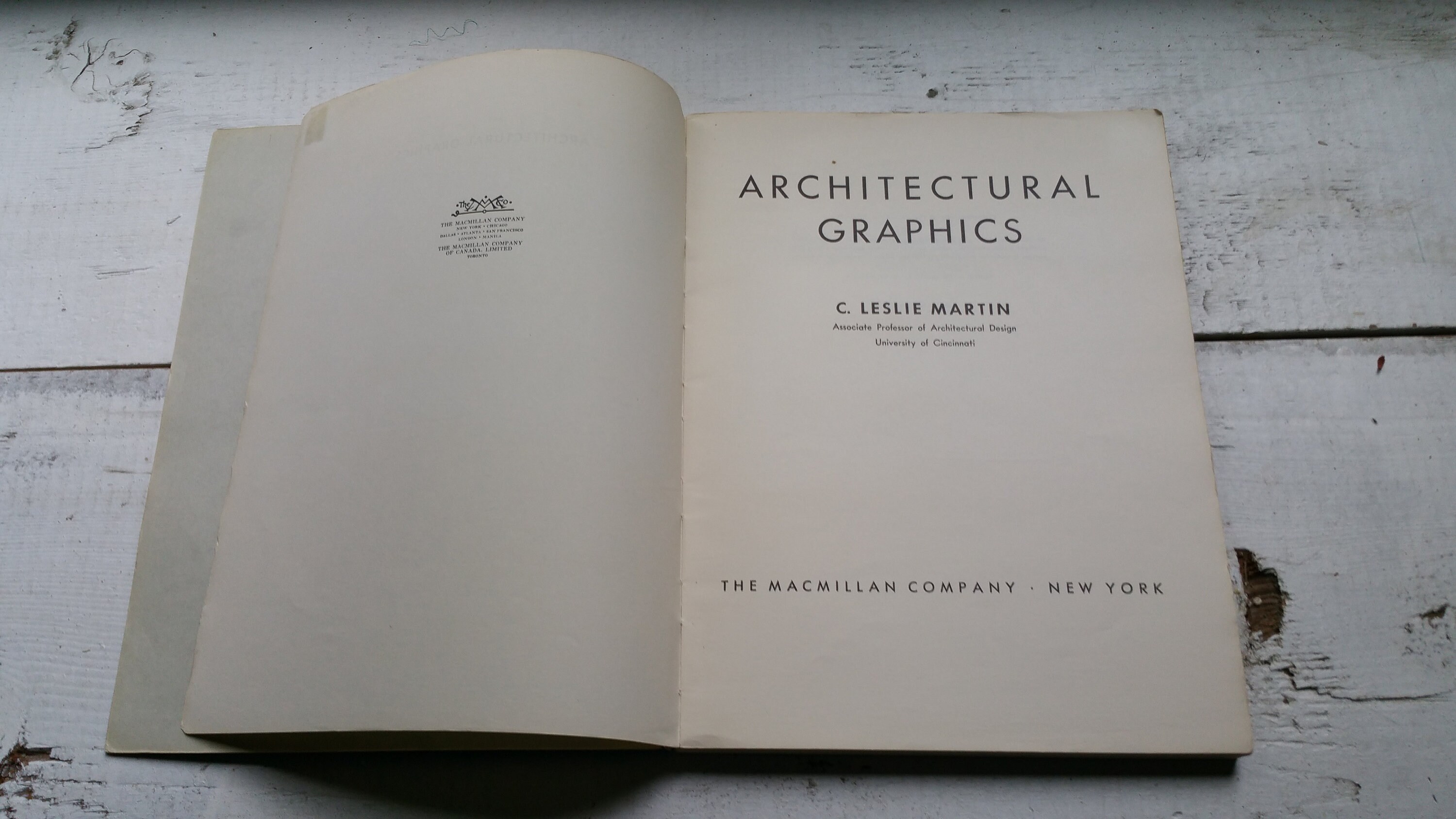 Architectural Graphics Vintage 1955 C. Leslie Martin Home Build Design ...