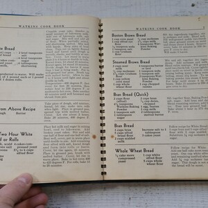 Watkins Cook Book Vintage 1938 Favorite Cookbook Family Meals Recipes ...