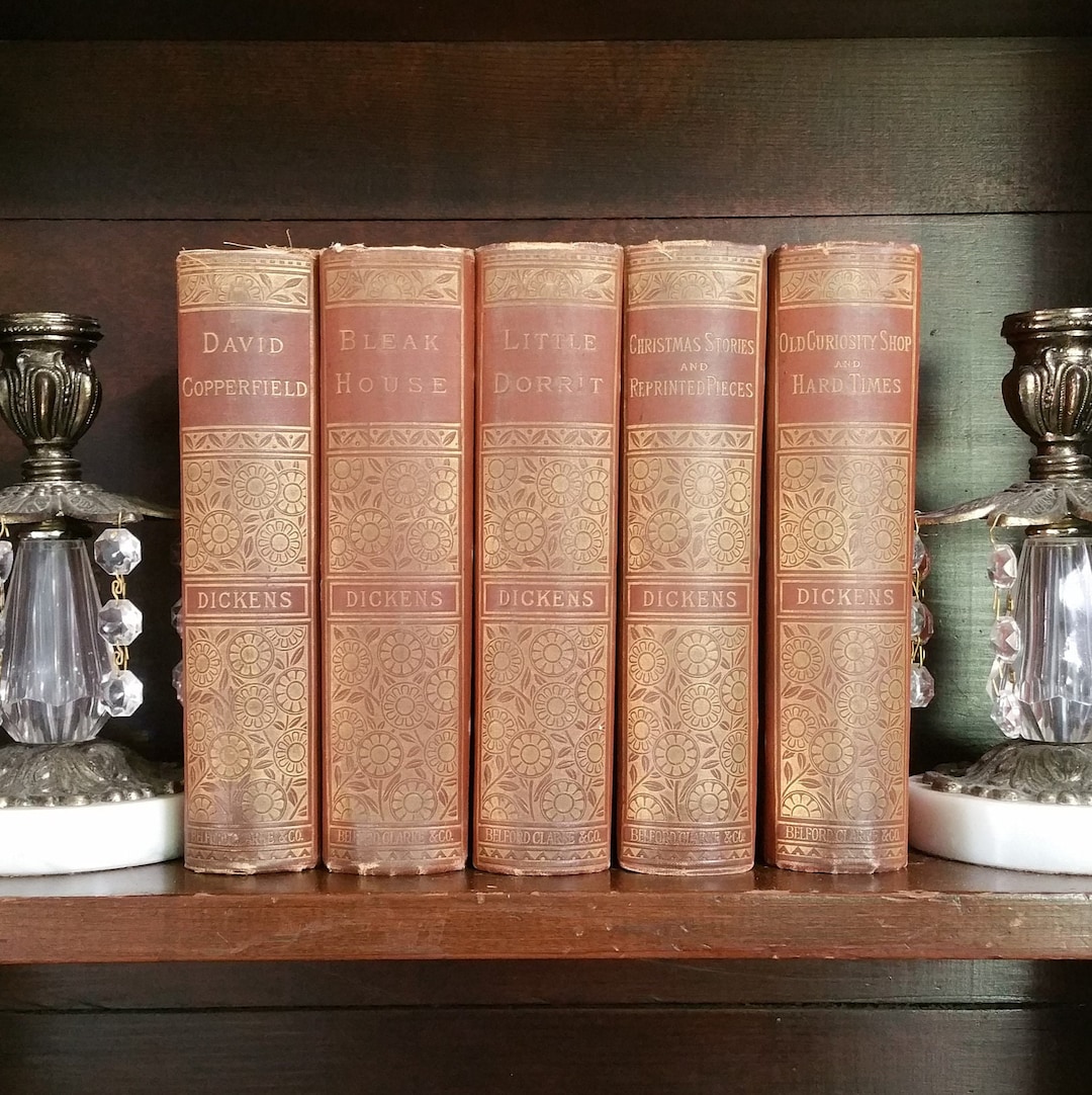 Charles Dickens Antique 1890s Belford Clarke & Sons Works Authors ...