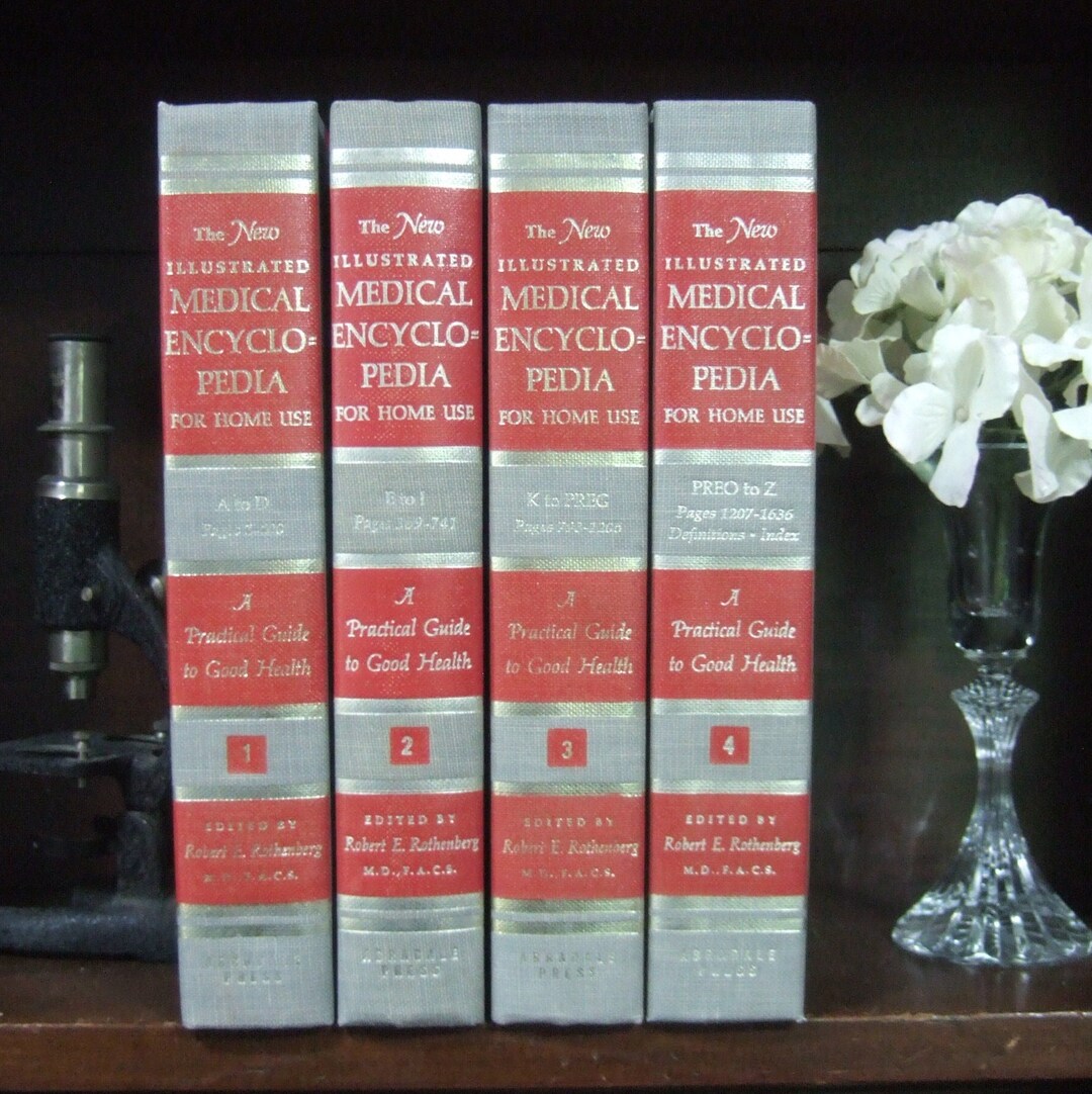 Medical Encyclopedia Set for Home Use Illustrated Complete - Etsy