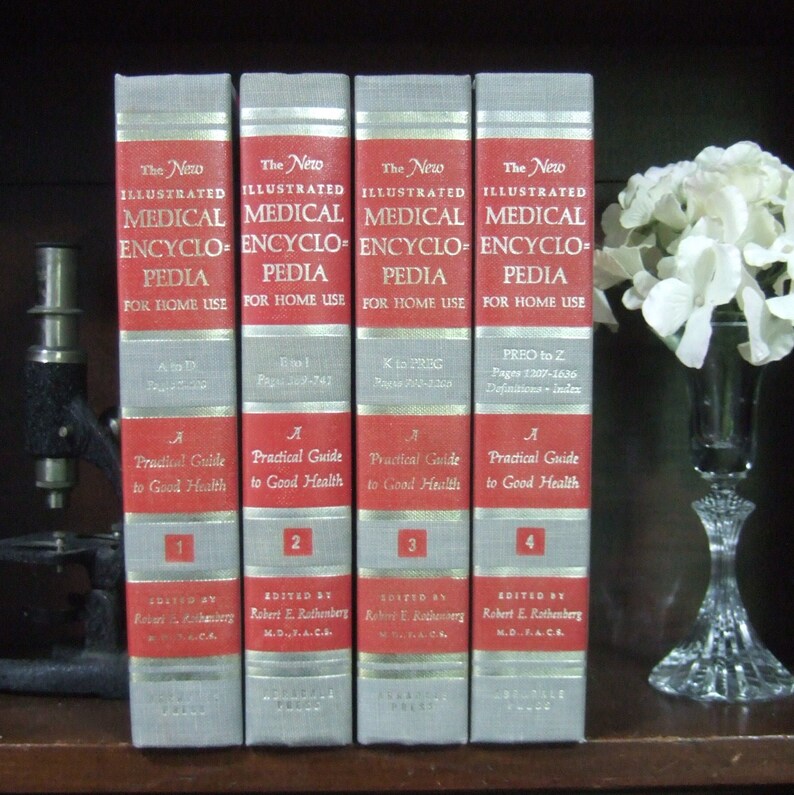 Medical Encyclopedia Set for Home Use Illustrated Complete - Etsy