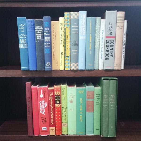 Vintage Cookbook Set - Etsy