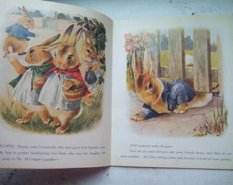 Antique Rabbit Book - Etsy