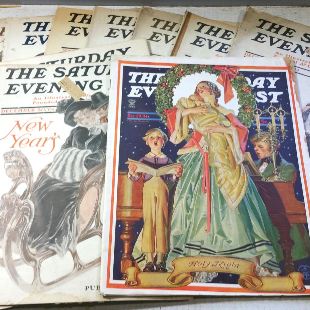 CHOICE Saturday Evening Post Magazine 1900s - 1960s Stories News ...