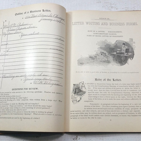 Old Cursive Writing - Etsy