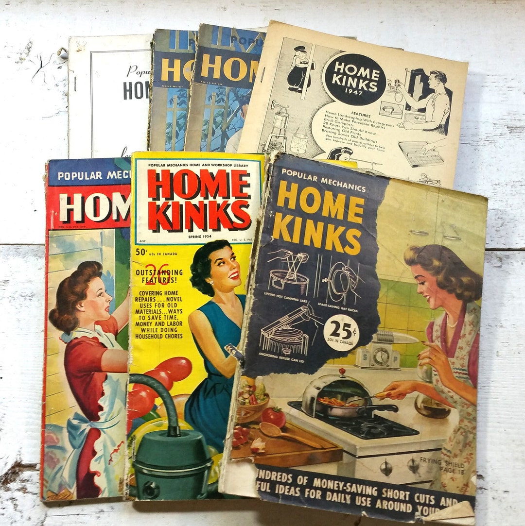 CHOICE Home Kinks Midcentury Make How to Books Magazines Vintage 40s ...