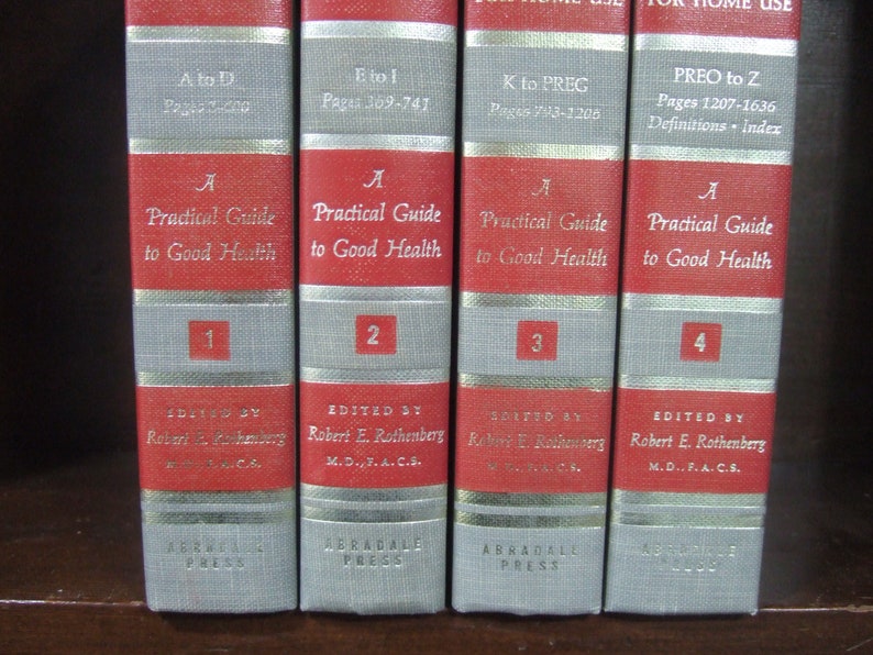 Medical Encyclopedia Set for Home Use Illustrated Complete - Etsy