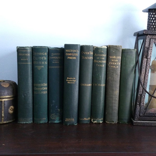 Vintage Green Book - Etsy