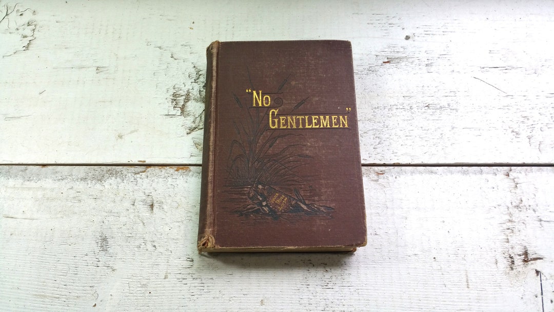1881 No Gentlemen AKA Yours Truly Antique Book Clara Louise Burnham ...