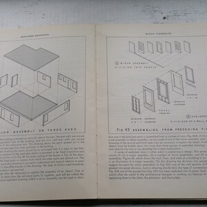 Architectural Graphics Vintage 1955 C. Leslie Martin Home Build Design ...