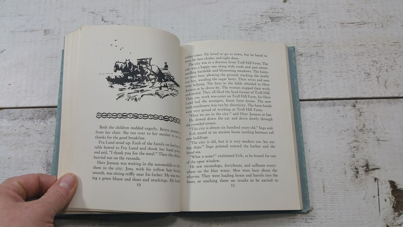 1937 Erik and Britta Children of Flowery Sweden Vintage Illustrated Kid ...
